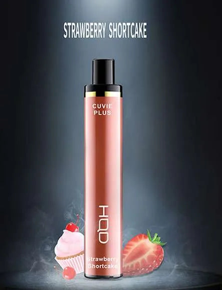 Strawberry Shortcake: HQD Plus 5% Disposable Vape – Lakeland Vapes